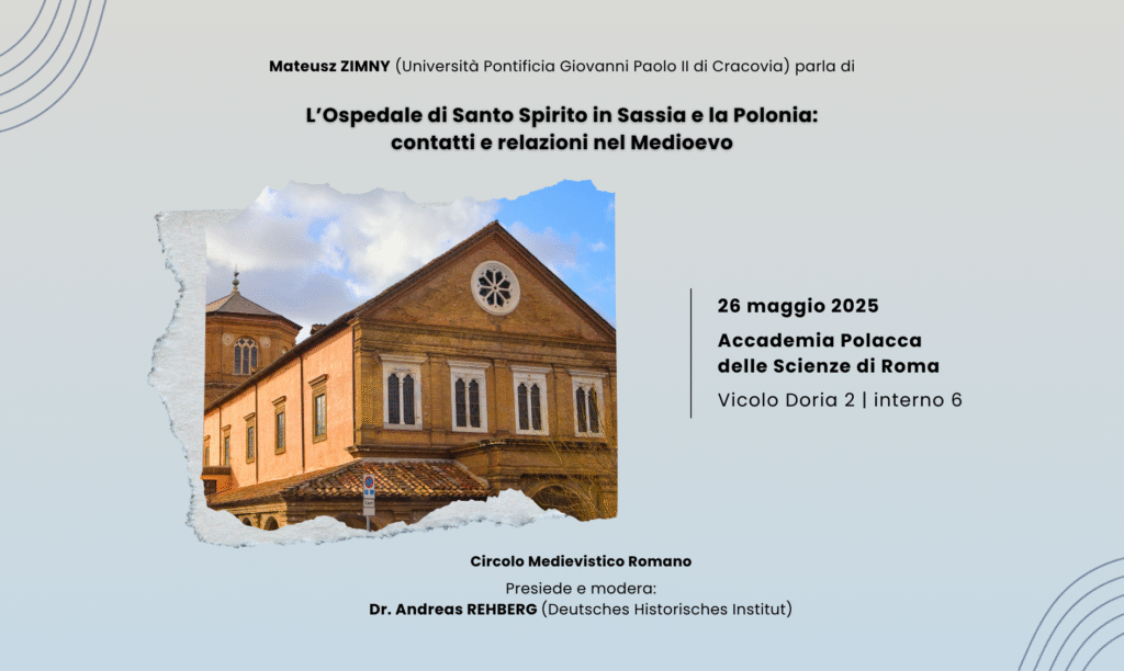 Spotkanie „L’Ospedale di Santo Spirito in Sassia e la Polonia: contatti ...
